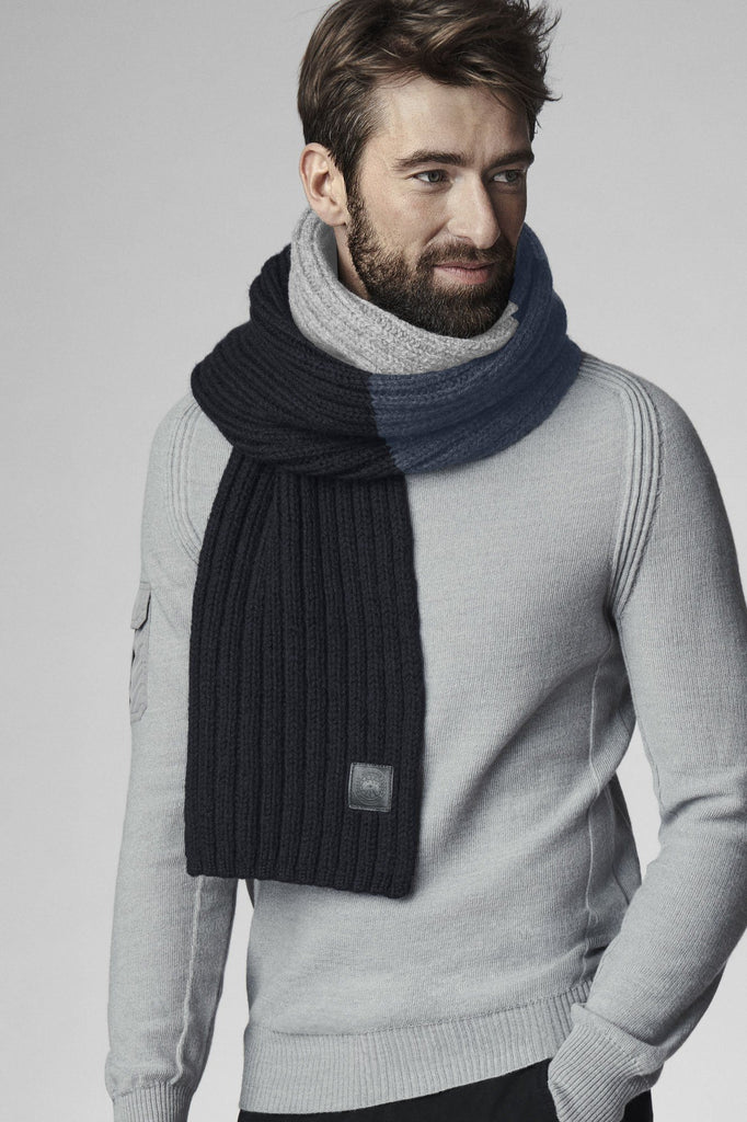 Mens Block Rib Scarf - Canada Goose | Te Huia New Zealand
